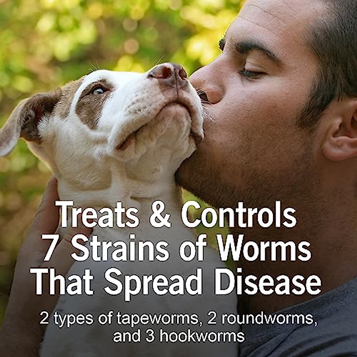SENTRY HC WORM X PLUS 7 Way De-Wormer (pyrantel pamoate/ praziquantel), for Medium and Large Dogs over 25 lbs, 2 Count