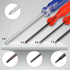 Video Game Repair Kit, Triwing (Y) 1.5 2.5 3.0 and Phillips PH00 Screwdriver Set, Repair Tool Kit for Nintendo Products for Switch, Wii, DS, DS Lite, DS XL, 3DS, GBA SP NDS