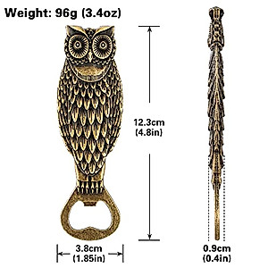 LKKCHER Owl Beer Bottle Openers, Owl Gifts for Women Female, Birthday Gifts Christmas Gifts for Women Men Wife Girlfriend, Beer Gifts for Men, Mother's Day Gifts