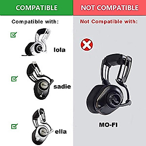 V-MOTA Earpads Compatible with Blue Mo-Fi MOFI/Sadie/Lola/Ella Headphones,Replacement Leather Cushions Repair Parts (Earmuffs 1 Pair)