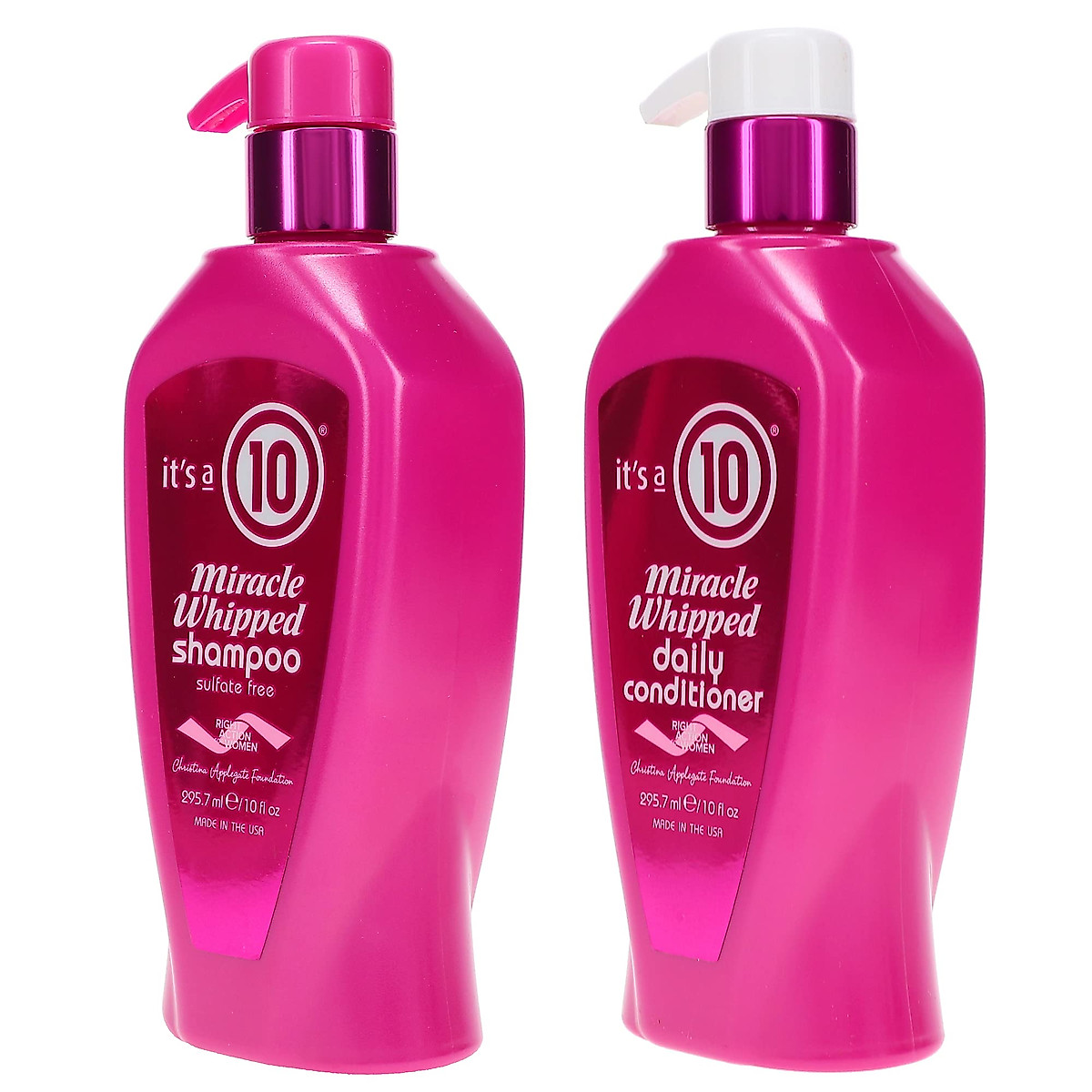 It's a 10 Miracle Whipped Shampoo and Conditioner