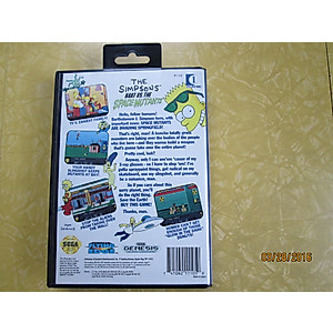 Simpsons: Bart vs. the Space Mutants - Sega Genesis