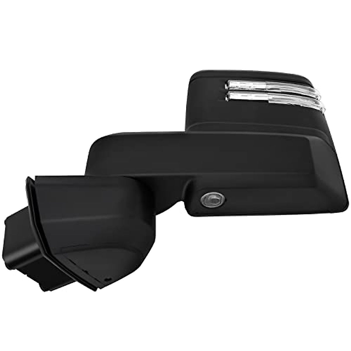 Aintier Towing Mirrors Compatible with 2019-2022 For Chevy Silverado 1500 Pickup Tow Mirrors Power Heated Turn Signal Light Width Puddle Light Running Back-up Light Temp Sensor Black Pair Mirrors