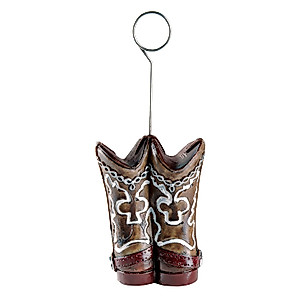 Cowboy Boots Photo/Balloon Holder Party Accessory (1 count)