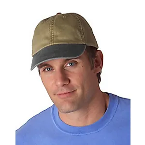 Adams Cotton Twill Two Tone Stone Optimum Cap Burgundy