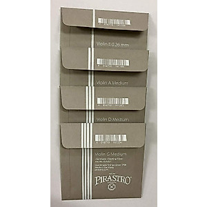 Perpetual Violin String Set: Medium, with Aluminum A and Removeable Ball E