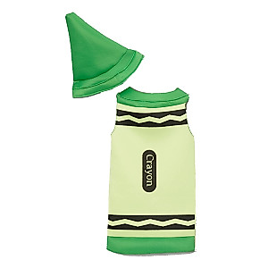 Dress Up America Crayon Costume for Kids - Green Crayon Tunic for Girls and Boys