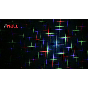 LedMall Motion 8 Patterns in 1 Red, Green, and Blue Outdoor Christmas Laser Lights Projector with remote control and Security Lock