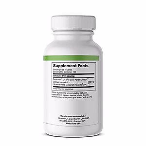 Graminex PollenAid Prostate Supplement: All Natural Prostate Support for Bladder Control & Urinary Tract Health, Rye Pollen Extract Made in USA, 200 Tablets