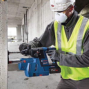 Bosch GBH18V-26K24A 18V Brushless SDS-plus® Bulldog™ 1 In. Rotary Hammer Kit with (2) CORE18V 8.0 Ah Performance Batteries