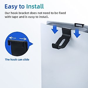 Mcbazel Controller Holder for PS5, Controller Stand Mount for Xbox Series X, Storage Bracket for Playstation 5/ Xbox Sereis X Controllers - No Screws & No Adhesive Tape