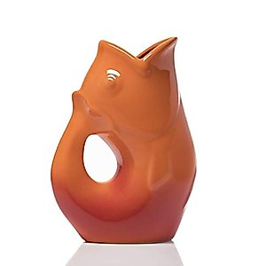 Gurgle Pot Pitcher 42 oz Ombre Red