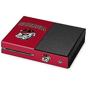 Skinit Decal Gaming Skin Compatible with Xbox One Console - Officially Licensed College Georgia Bulldogs Design