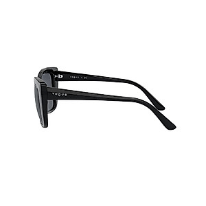 Vogue Eyewear Women's VO5337S Square Sunglasses, Black/Grey, 53 mm