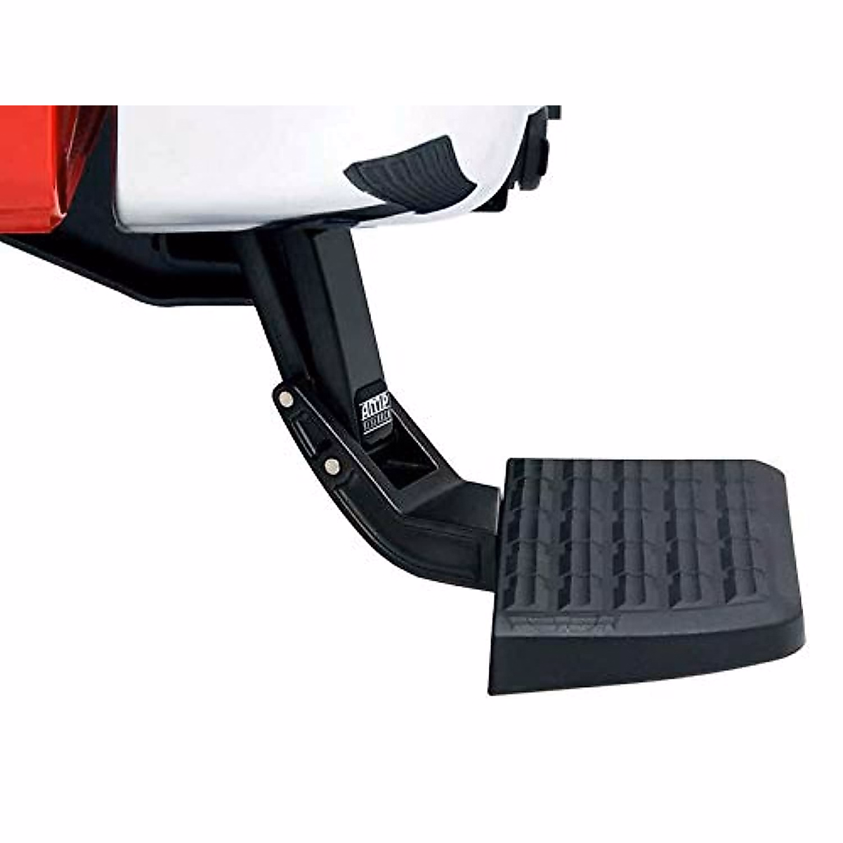 AMP Research 75304-01A BedStep Retractable Bumper Step for 2002-2008 Ram 1500, 2003-2009 Ram 2500/3500 , Black , Large