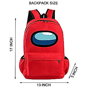 JR rutien Backpack Laptop Indoor Outdoor Sport Travel Hiking Backpack 17 Inch(Red)