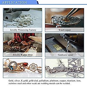 MXBAOHENG Jewelry Pulse Welding Machine Spot Welder DX-50A for Gold Silver Platinum Palladiu 500W 50A 110V