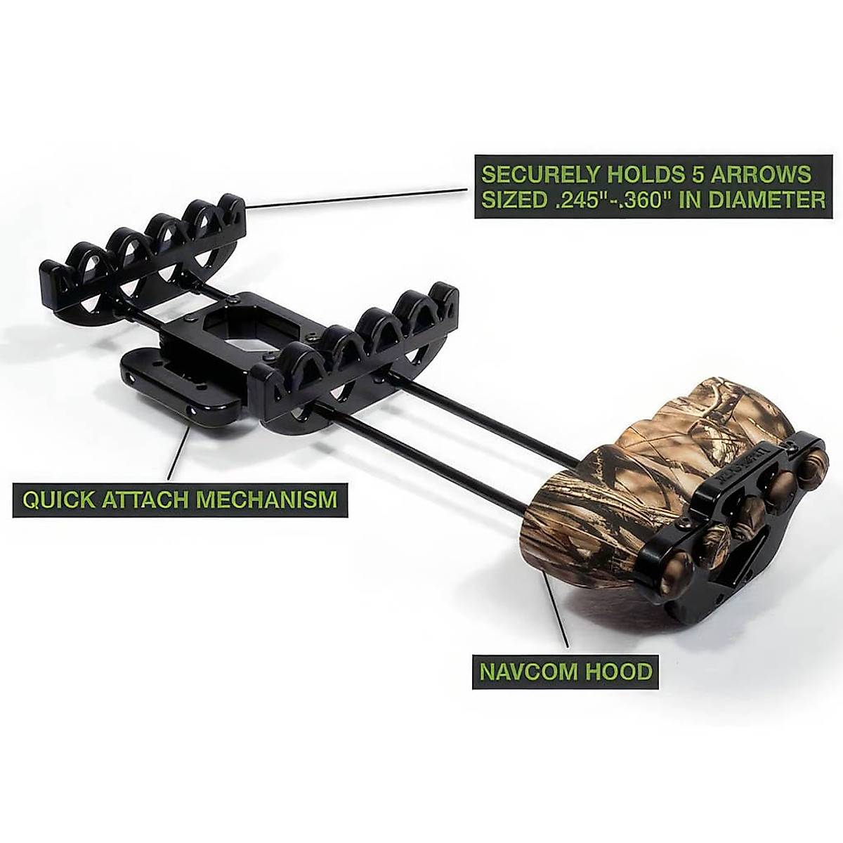 Limbsaver Silent Quiver One Piece Infinity, Mossy Oak Breakup Camo