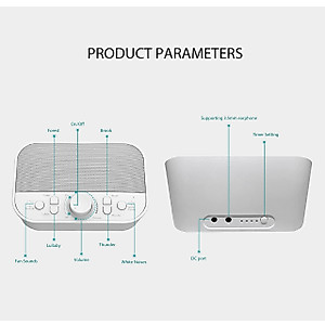 Riptunes White Noise Sound Machine w/ 28 Soothing Sounds, SM128 Enjoy Your Sleep with This Great Noise Machine