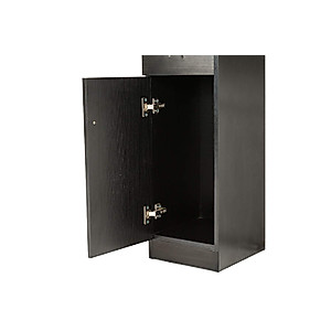 BarberPub 70"x13.2"x11" Locking Wall Mount Hair Styling Barber Station Drawer Storage Beauty Salon Spa Equipment 3036-1 (Black)