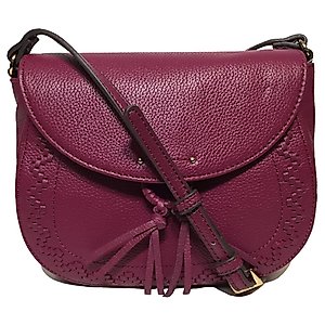 Tignanello Lillie Saddle Cross Body W/RFID Protection, Garnet