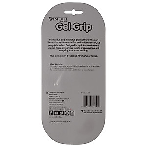 Westcott 8" Gel-Grip Multipurpose Scissors for Office and Home, Green