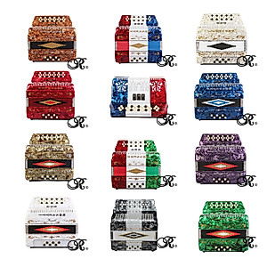 Rossetti, 34-Key Accordion (ROS3412-FBE-RD)