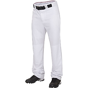 Rawlings boys Straight baseball pants, White, X-Large US