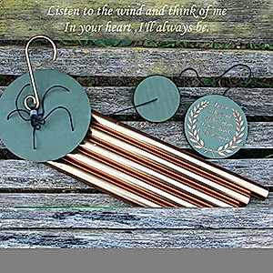 Sympathy Wind Chimes Outdoor Double-Sided Engraved,36 Inch Memorial Wind Chimes for Loss of Loved One,Memory Wind Chime for Mother Father Grandma Husband,Tree of Life Memori Gift