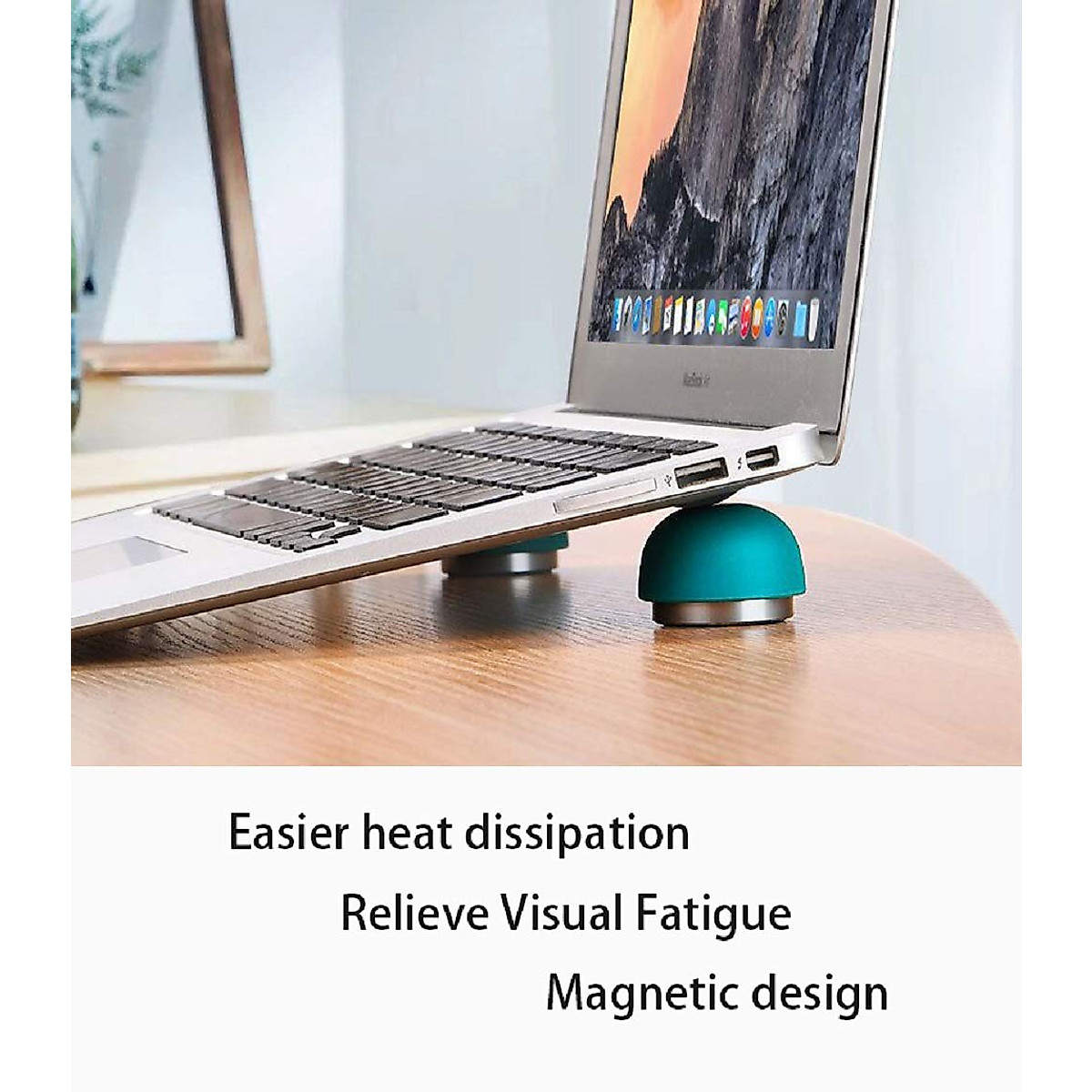 Laptop Cooling Pad,Portable Magnetic Laptop Cooling Stand Laptop Computer Small Invisible Cooler Ball