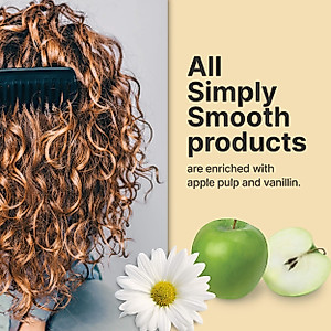 SIMPLY SMOOTH Keratin Replenishing Tropical Conditioner Keratin & Collagen Infused Daily Moisturizer For All Hair Types Restore Depleted Keratin To Provide Strength & Enhance Shine 8.5 Oz