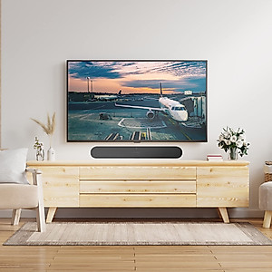 Soundbar Mount for Sonos Ray Sound Bar includes All Necessary Mounting Hardware, Floating Style Soundbar Wall Bracket for Under TV or above, Easy to Install, Black