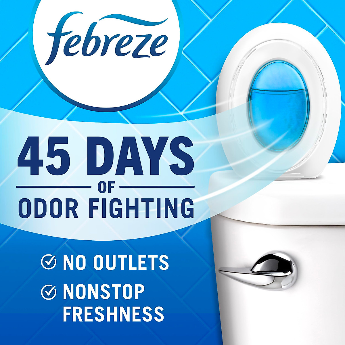 Febreze Small Spaces Air Freshener, Pet Friendly Air Fresheners Alternative for Home, Room Air Freshener, Fresh Scent, Room Deodorizer & Odor Fighter for Strong Odor (4 Count)