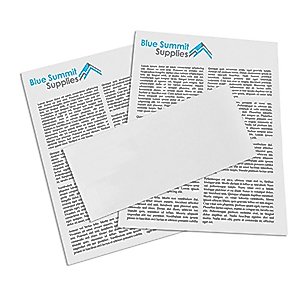 100 No. 10 Self Seal Security Envelopes - Designed for Secure Mailing - Security Tinted with Printer Friendly Design - Number 10 Size 4 1/8 x 9 ½ Inch (100 Pack)