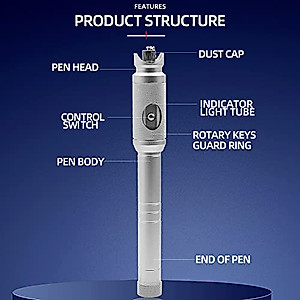 Fiber Optic Cable Tester 10KM Visual Fault Locator Fiber Fault Locator Tracker for 2.5mm Universal Connector