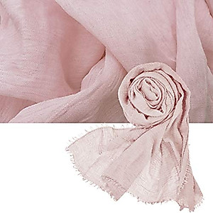 Wobe 3 Pcs Women Soft Cotton Hemp Scarf Shawl Long Scarves, Travel Sunscreen