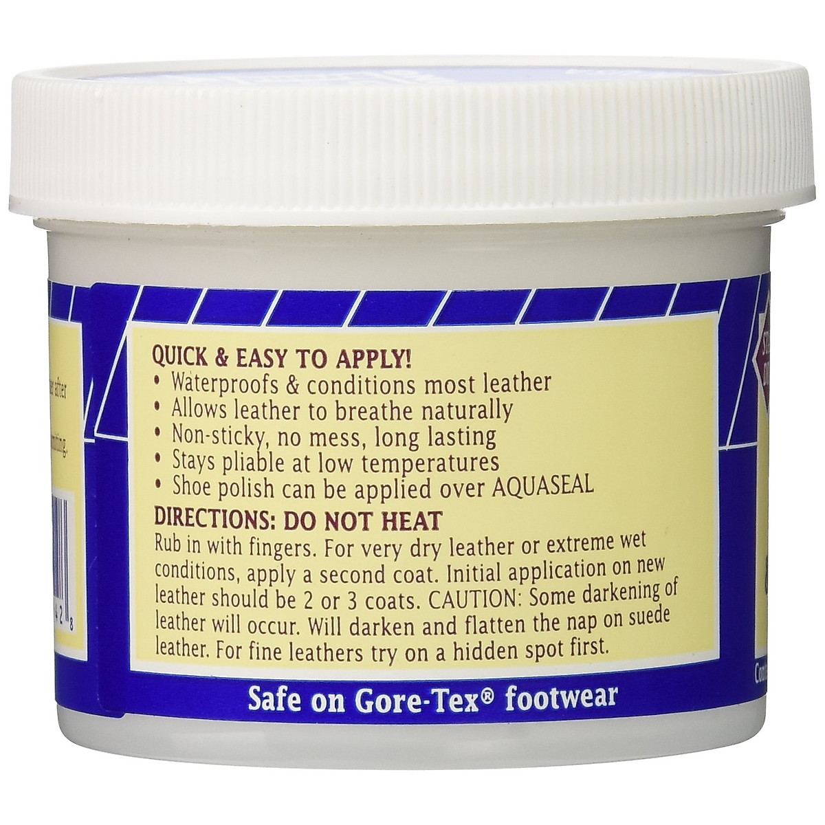 AQUA SEAL Aquaseal Leather Waterproof Cream, 4-Ounce