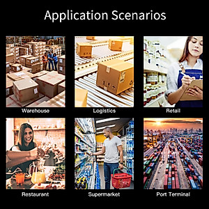 Pda Terminal,HXBER Handheld POS Android 10.0 PDA Terminal 1D/2D/QR Barcode Scanner Support 2/3/4G WiFi BT Communication with 4.0 Inch Touchscreen for Supermarket Restaurant Warehouse Retail Inventory