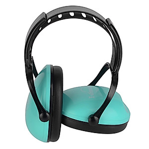 Iwinna Kids Ear Protection Safety Ear Muffs, Noise Cancelling Headphones for Childrens, Adjustable Headband Ear Dfenders for Concerts, Fireworks, Air Shows, Green