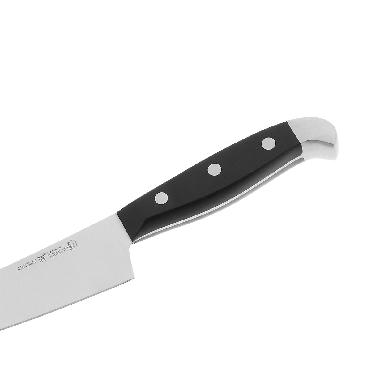 HENCKELS Statement Razor-Sharp 5-inch Compact Chef Knife, German Engineered Informed by 100+ Years of Mastery, Black/Stainless Steel