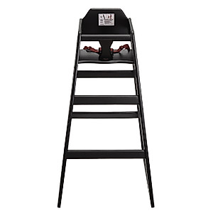 Stager Direct, Seating Ready-to-Assemble Restaurant Wood Bar Height High Chair, Baby Highchairs, Durable Dining Feeding Chair with Steps, High Chairs for Babies and Toddlers, (n 02)