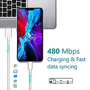 iPhone Charger [Apple MFi Certified] Cube iPhone Charger 3.3FT Lightning Cable Quick Fast Charging Cord USB Wall Charger Block Travel Adapter for iPhone 14 Plus/13/12/11/10/XS/XR/8 Plus/8/7/SE AirPods