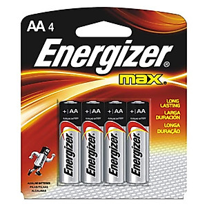 Energizer Max AA Batteries, 4 Count