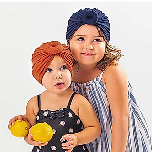 Baby Hats Newborn Baby Turban Baby Girls Hospital Hat Infant Toddler Kid Hat Big Hair Bow Top Knot Head Wrap