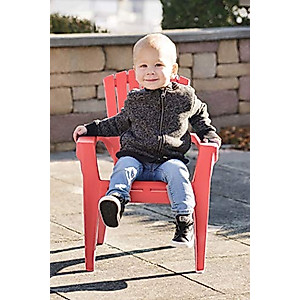 Adams Kids Red Polypropylene Adirondack Chair