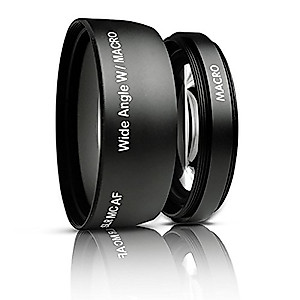 Ultra Deluxe Lens Kit for Canon Rebel T3, T5, T5i, T6, T6i, T7i, EOS 80D, EOS 77D Cameras with Canon EF-S 18-55mm is II STM Lens - Includes: 7pc 58mm Filter Set + 58mm Wide Angle and Telephoto Lens