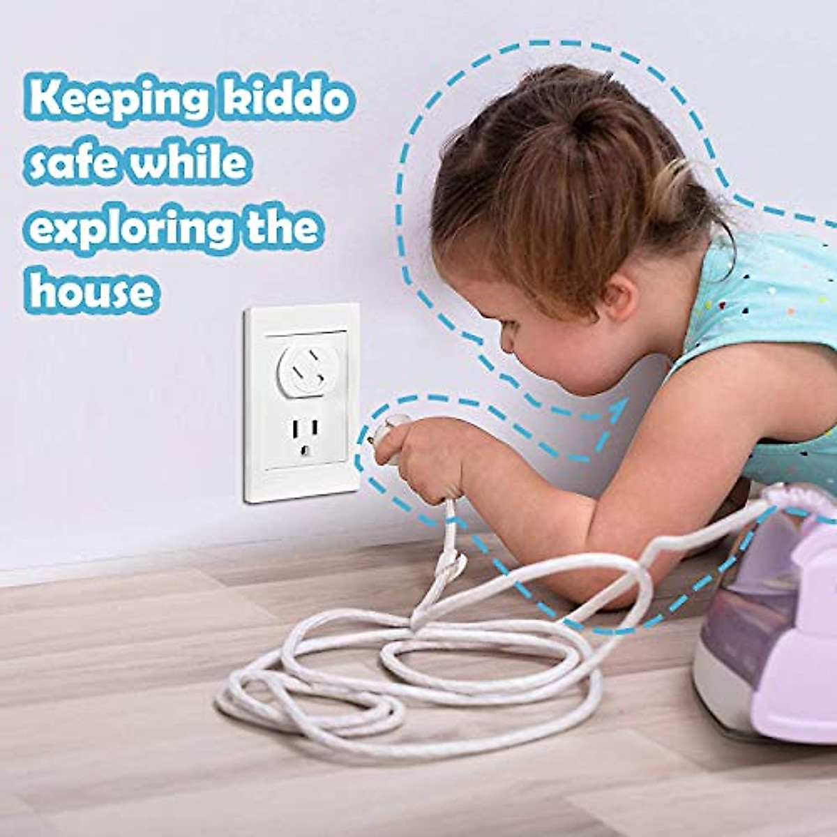 Baby Proofing Kit 18 Pcs - Baby Home Safety All-in-one Solution with Hidden Cabinet Locks, Adjustable Strap Latches, Corner Guards and Finger Pinch Guards