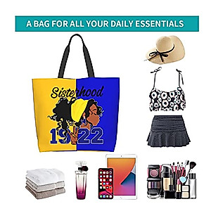 LMGSX Sigma Gamma Rho Tote bag handbag shopping office commuter shopping solid fashion sense One Size