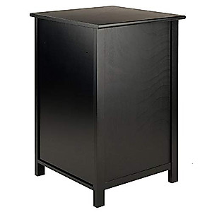 Winsome Delta File Cabinet Black Home Office