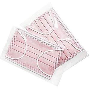 Missli Disposable Face Protective for Kids, 10/50 Pcs Individually Wrapped 3-Ply Protectors with Elastic Earloops - Non Woven Fabric Bandanas, ???? (10 Pcs)